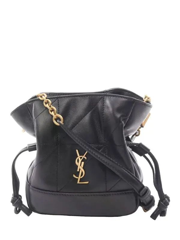 Saint Laurent Mini Jamie Quilted Shoulder Bag - Black