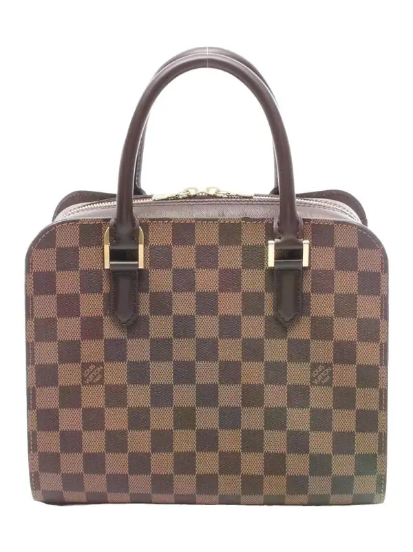 LOUIS VUITTON Triana Zip-up Tote Bag - Brown