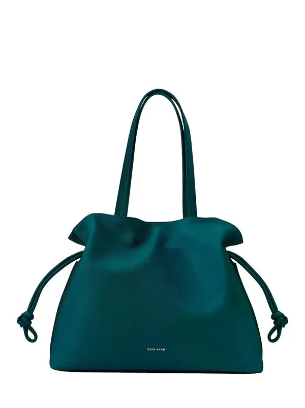 ESIN AKAN Large Emma Tote Bag - Green