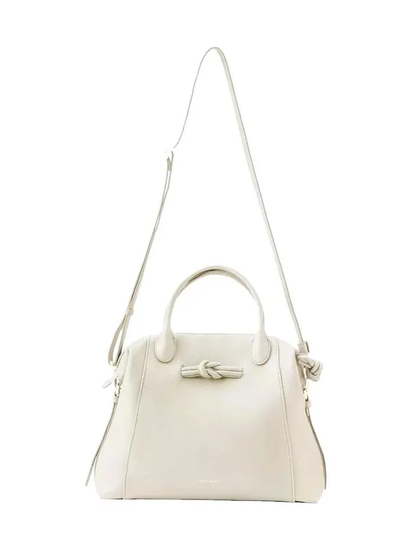 ESIN AKAN Wimbledon Knot Detail Backpack - White