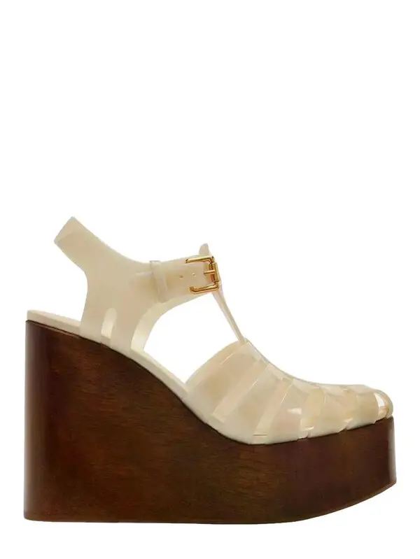 Farm Rio Fisherman Wedge Pumps - Neutrals