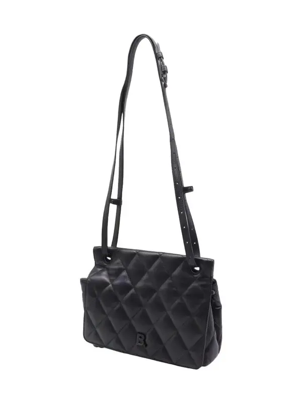 Balenciaga Quilted Shoulder Bag - Black