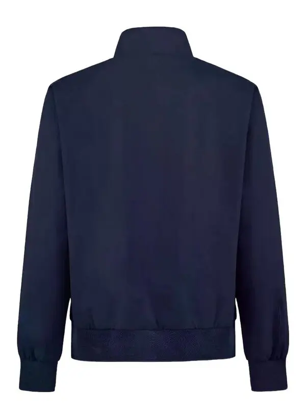 PEOPLE OF SHIBUYA Zip-up High-neck Jacket - Blue