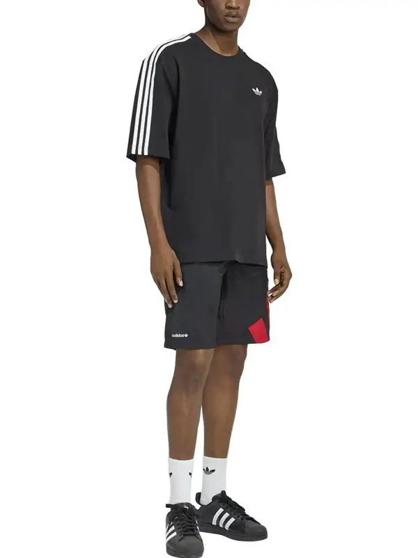 Adidas Adicolor 3-stripes Oversized Tee - Black
