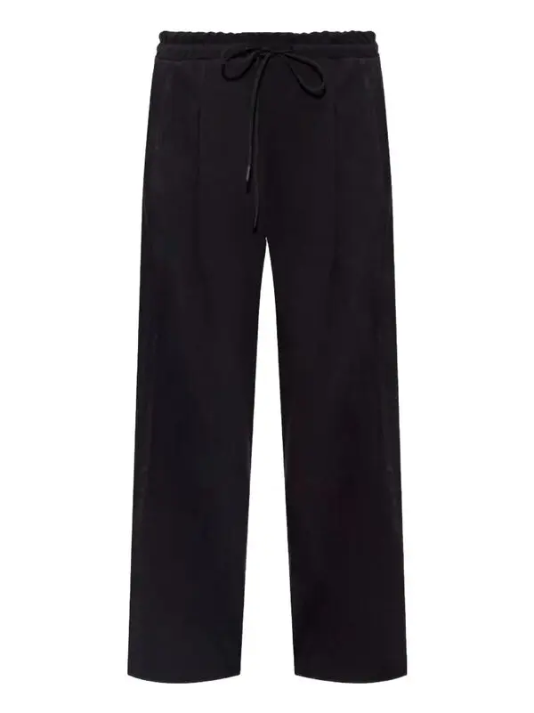 Adidas 3-stripes Wide-leg Track Pants - Black