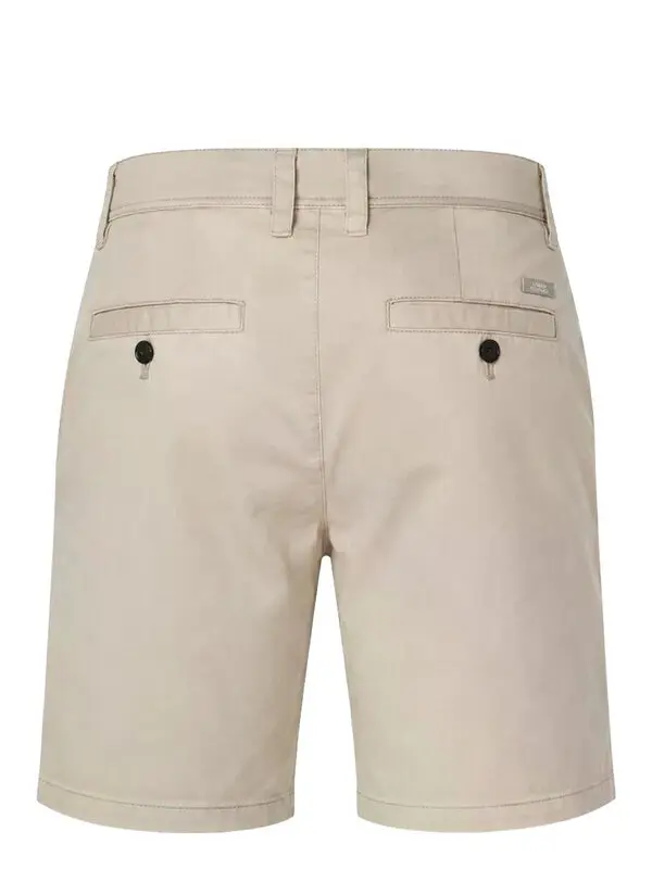 Armani Exchange Logo Plaque Chino Shorts - Neutrals