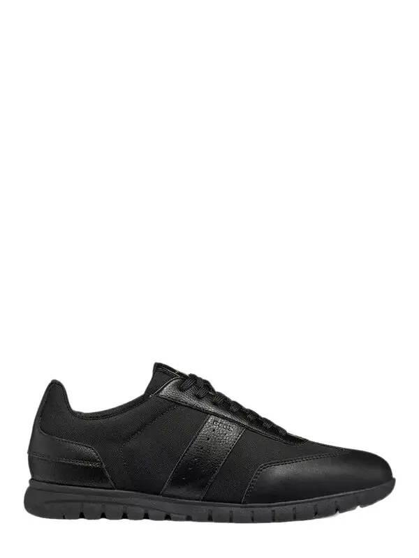 Geox Flextride Zero Panelled Lace-up Sneakers - Black