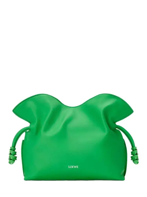 Loewe Mini Coil Flamenco Shoulder Bag - Green