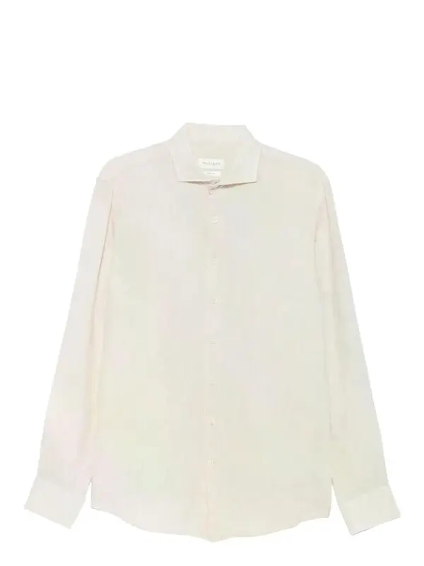 PROFUOMO French-linen Shirt - Neutrals