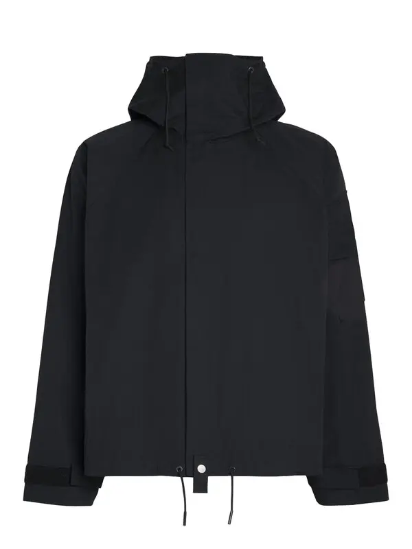 COLE BUXTON Cotton Ripstop Windbreaker - Black