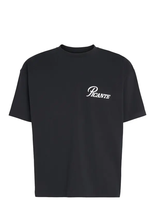 PICANTE Organic Cotton Record T-shirt - Black