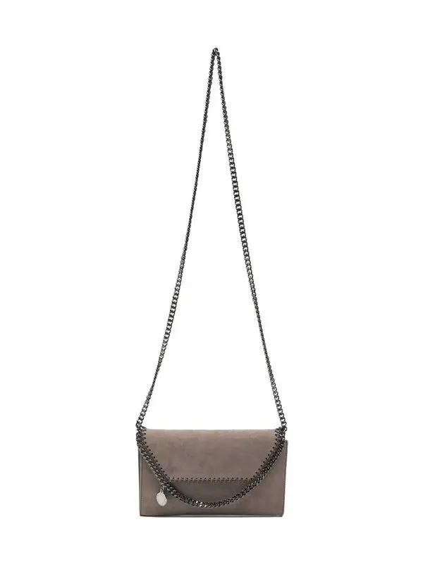 Stella McCartney Falabella Wallet On Chain - Brown
