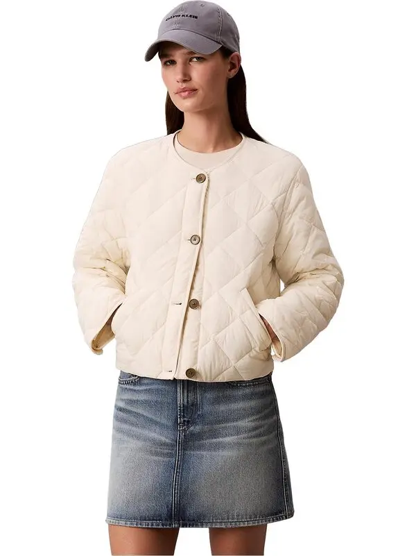 Calvin Klein Quilted Liner Jacket - Birch