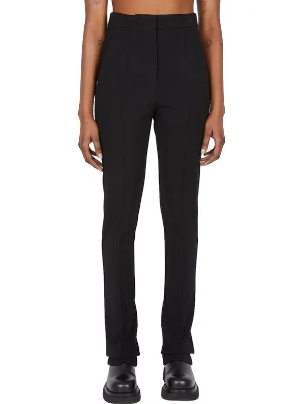 Max Mara High Waist Stretch-jersey Pants - Black