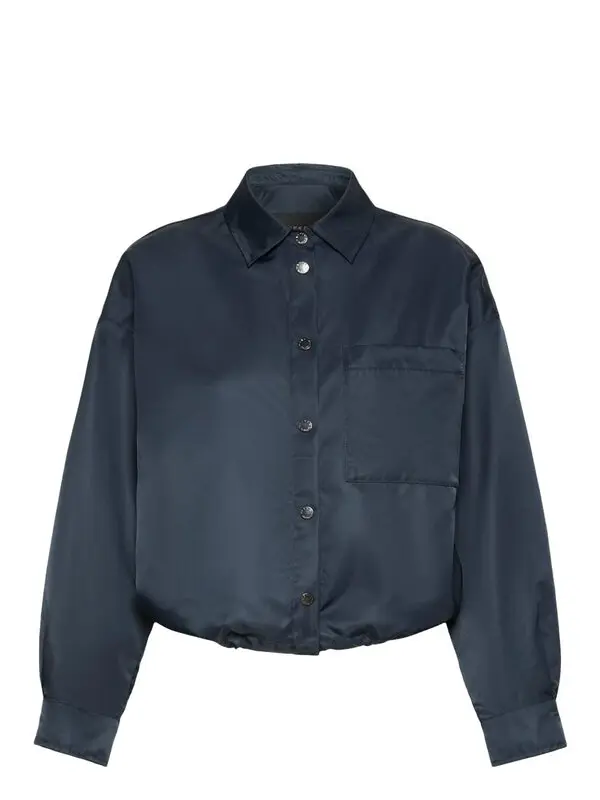 Max Mara Water-repellent Twill Jacket - Navy