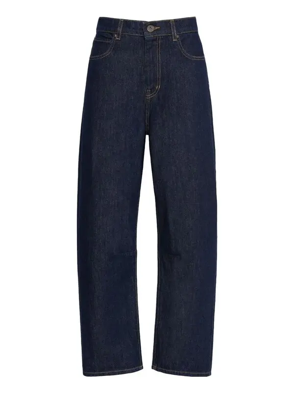 Max Mara Barrel-leg Denim Jeans - Navy