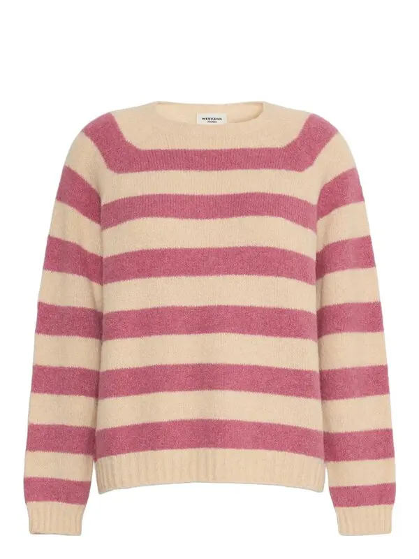 Max Mara Alpaca And Cotton Sweater - Raspberry