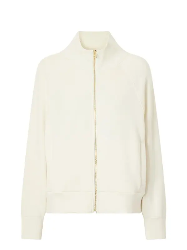 Varley Tyde Doublesoft Jersey Sweatshirt - Neutrals