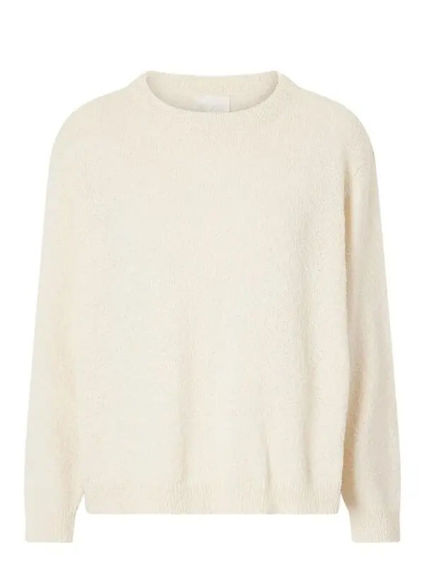 Suzie Kondi Kismet Knitted Cotton Sweater - Neutrals
