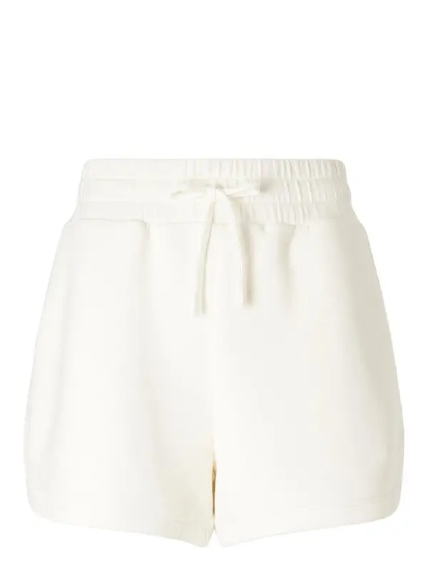 Varley Coulter High-rise Flared Hem Jersey Shorts - Neutrals