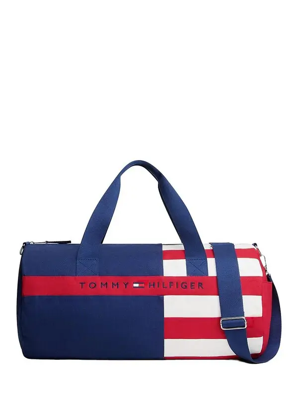 Tommy Hilfiger Colorblock Canvas Duffel Bag - Multi
