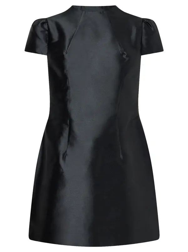 VIOLANTE NESSI Nilufar Crepe Mini Dress - Black