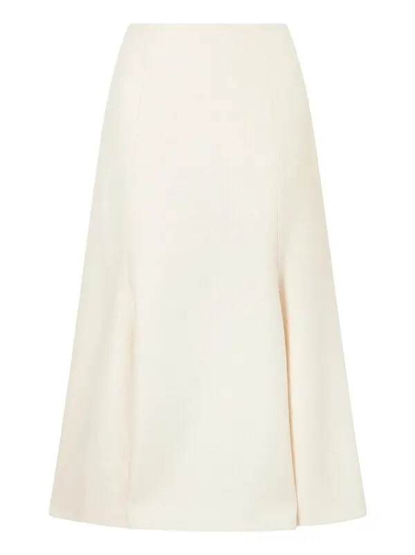 Gabriela Hearst Patterson Midi Skirt - Neutrals