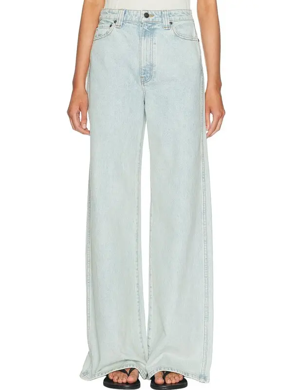 Khaite Dane Straight Leg Jeans - Shelburne