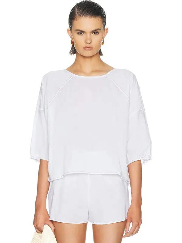American Vintage Umuly Blouse White - Blanc