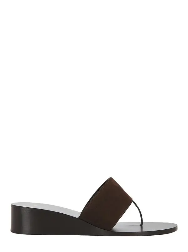 JUDE Lucille Wedge Sandal - Brown