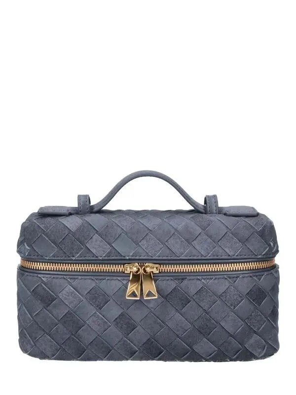 Bottega Veneta Mini Vanity Bag - Gray