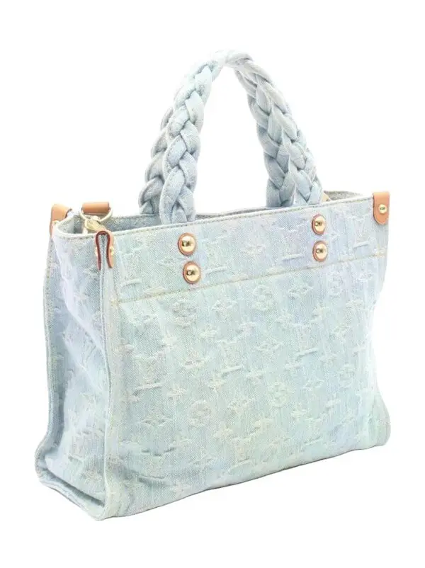 LOUIS VUITTON Monogram Let-go Tote Bag - Blue