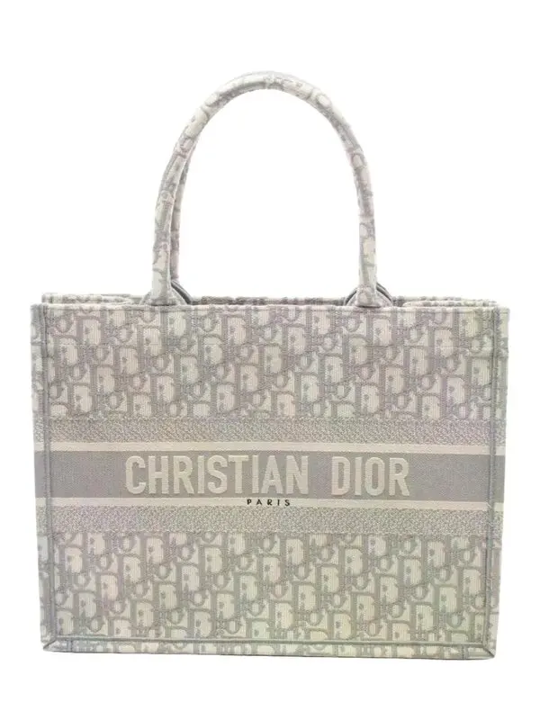 Dior Oblique Book Tote - Neutrals