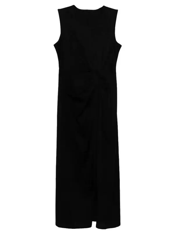 JNBY Twist-detail Sleeveless Dress - Black