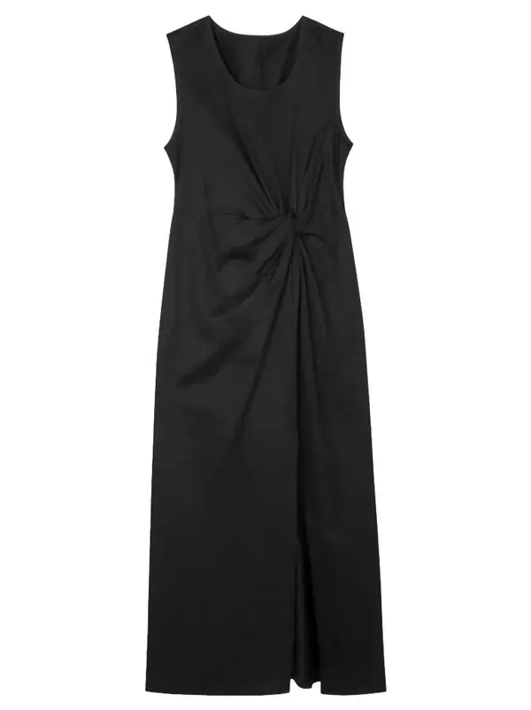 JNBY Twist-detail Sleeveless Dress - Black