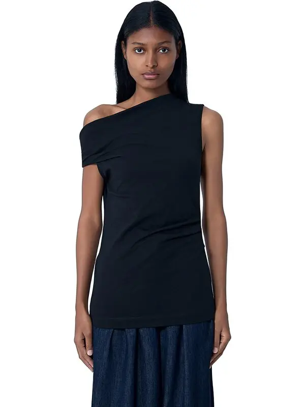 Dries Van Noten Henray Off-the-shoulder Top - Black