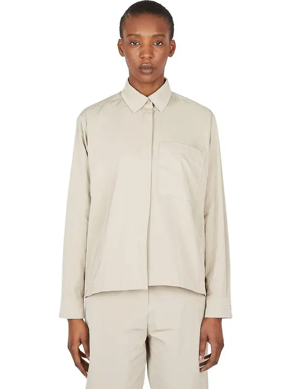 Max Mara Felix Lightweight Shirting Jacket - Cream