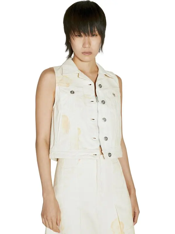 Our Legacy Mini Denim Vest - Multicolor