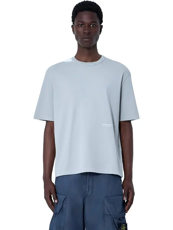 Stone Island Cotton Jersey T-shirt - Gray