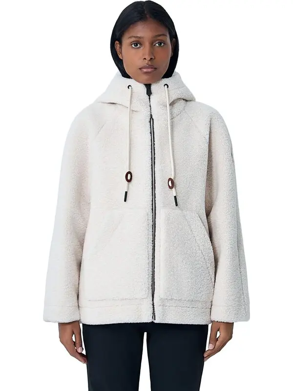 Moncler Yushand Reversible Hooded Jacket - Cream