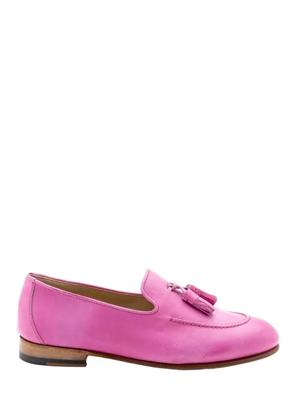 Lukure Aimee Tassel Loafer - Fuchsia