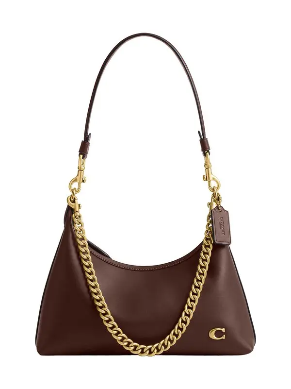 COACH Juliet Shoulder Bag 25 In Glovetanned Leather - Brass/maple