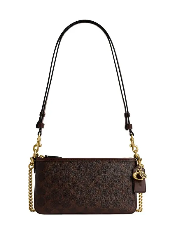 COACH Audrey Crossbody Bag In Signature Canvas - Brass/maple