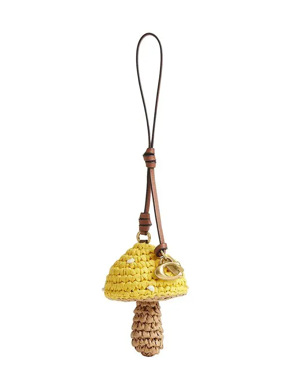 COACH Mushroom Bag Charm - Brass/multi