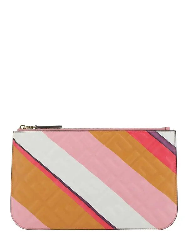 Fendi Leather Clutch - Multicolor