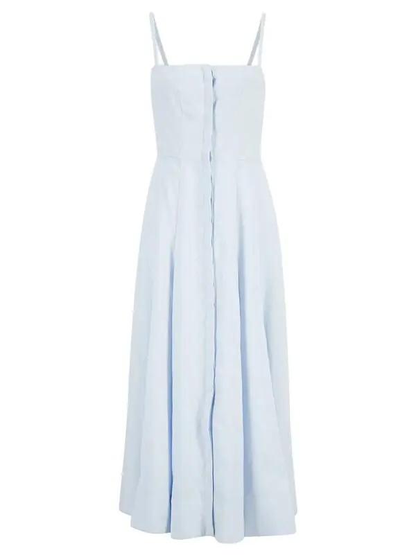 Gabriela Hearst Magritte Midi Dress - Blue