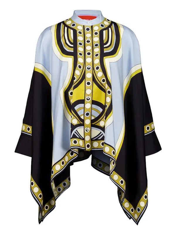 La DoubleJ Sanctuary Placée Silk Twill Foulard Shirt - Multicolour