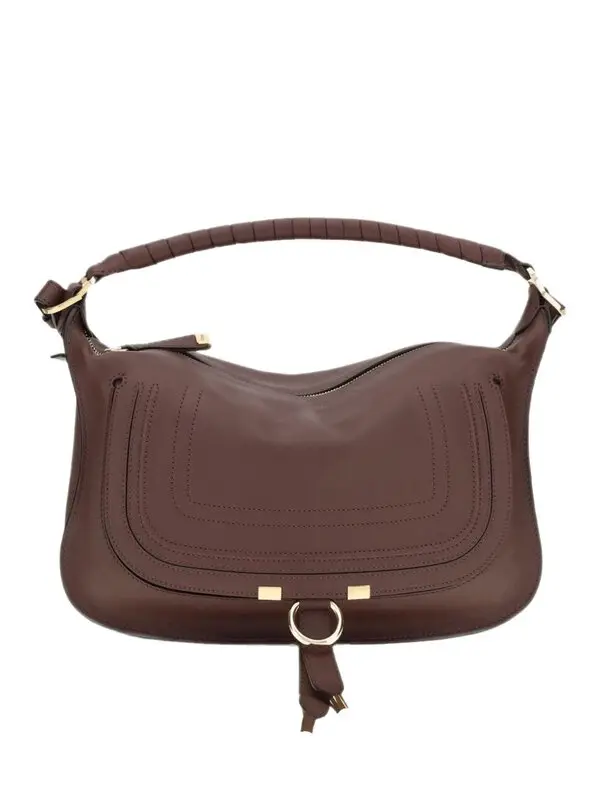 Chloé Marcie Small Leather Shoulder Bag - Red