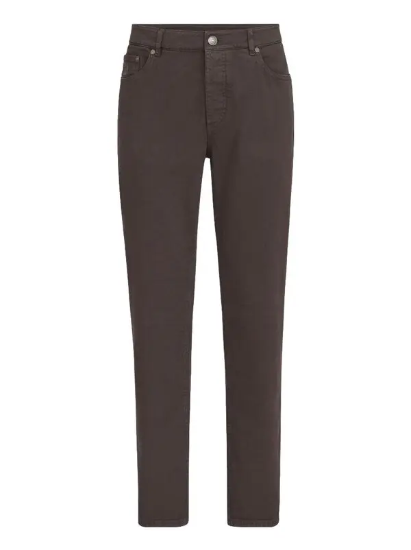 Brunello Cucinelli Cotton Denim Jeans - Brown