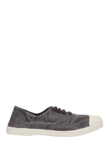 NATURAL WORLD Organic Cotton Faded Low-top Sneakers - Black